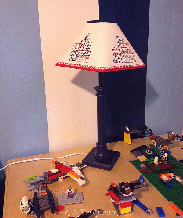 Building Block Lamp {Boys Week} - In A Tickle