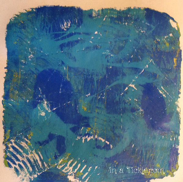 First Day Gelli Printing {Part 4} - In A Tickle