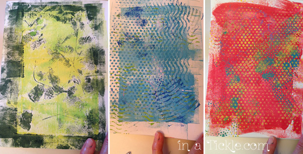 First Day Gelli Printing {Part 2} - In A Tickle