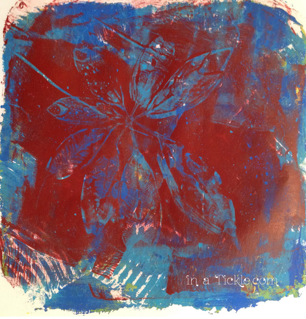 First Day Gelli Printing {Part 4} - In A Tickle