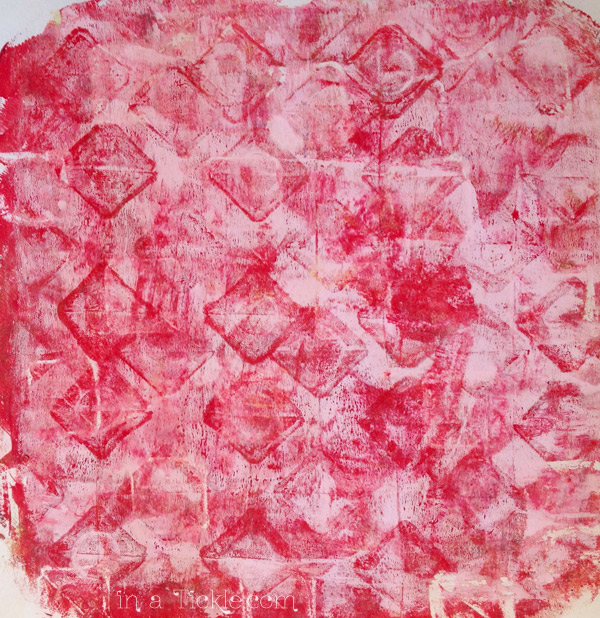 More Gelli Prints - In A Tickle