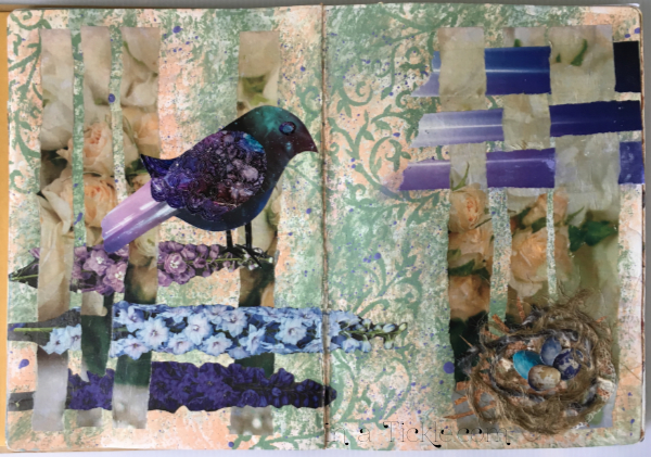 Using Collage to Inspire - In A Tickle